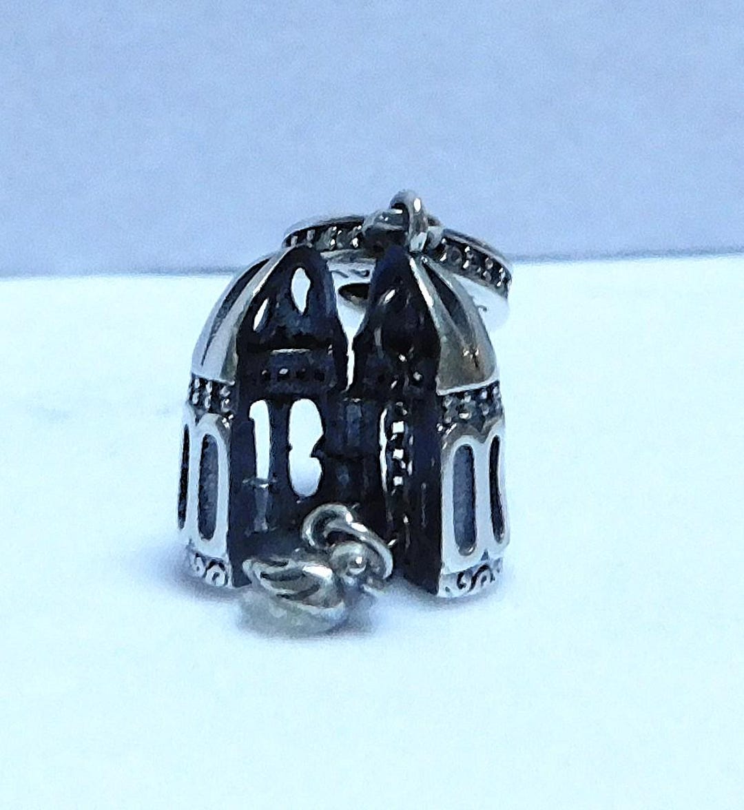 Tiny Sterling Silver 3D Bird Cage With Super Tiny Bird Charm/pendant - Etsy