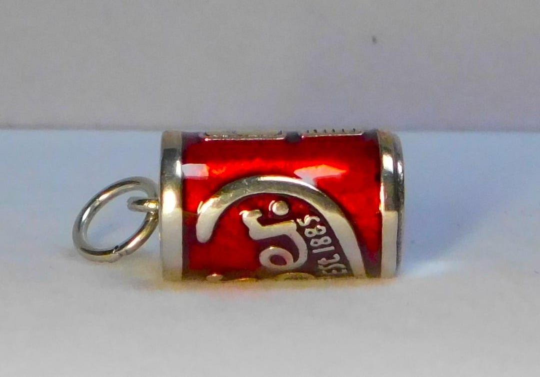 Sterling Silver and Enamel 3D Soda Pop Charm - Etsy