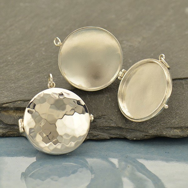 Large Silver Locket - Etsy