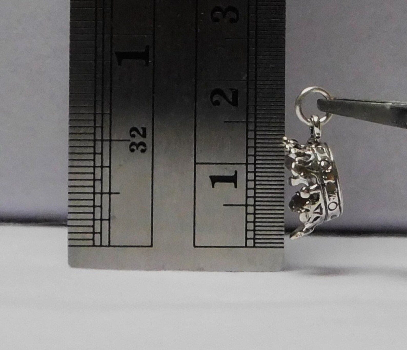 Fancy Sterling Silver Queen's Crown Charm - Etsy