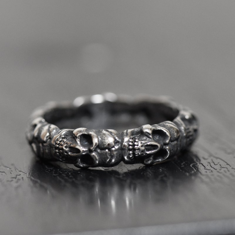 Skull Ring Men - Etsy
