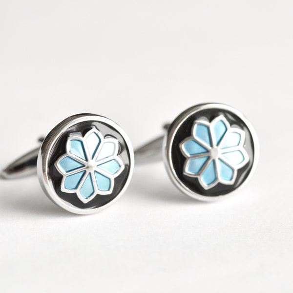 Flower Cufflinks - Etsy UK