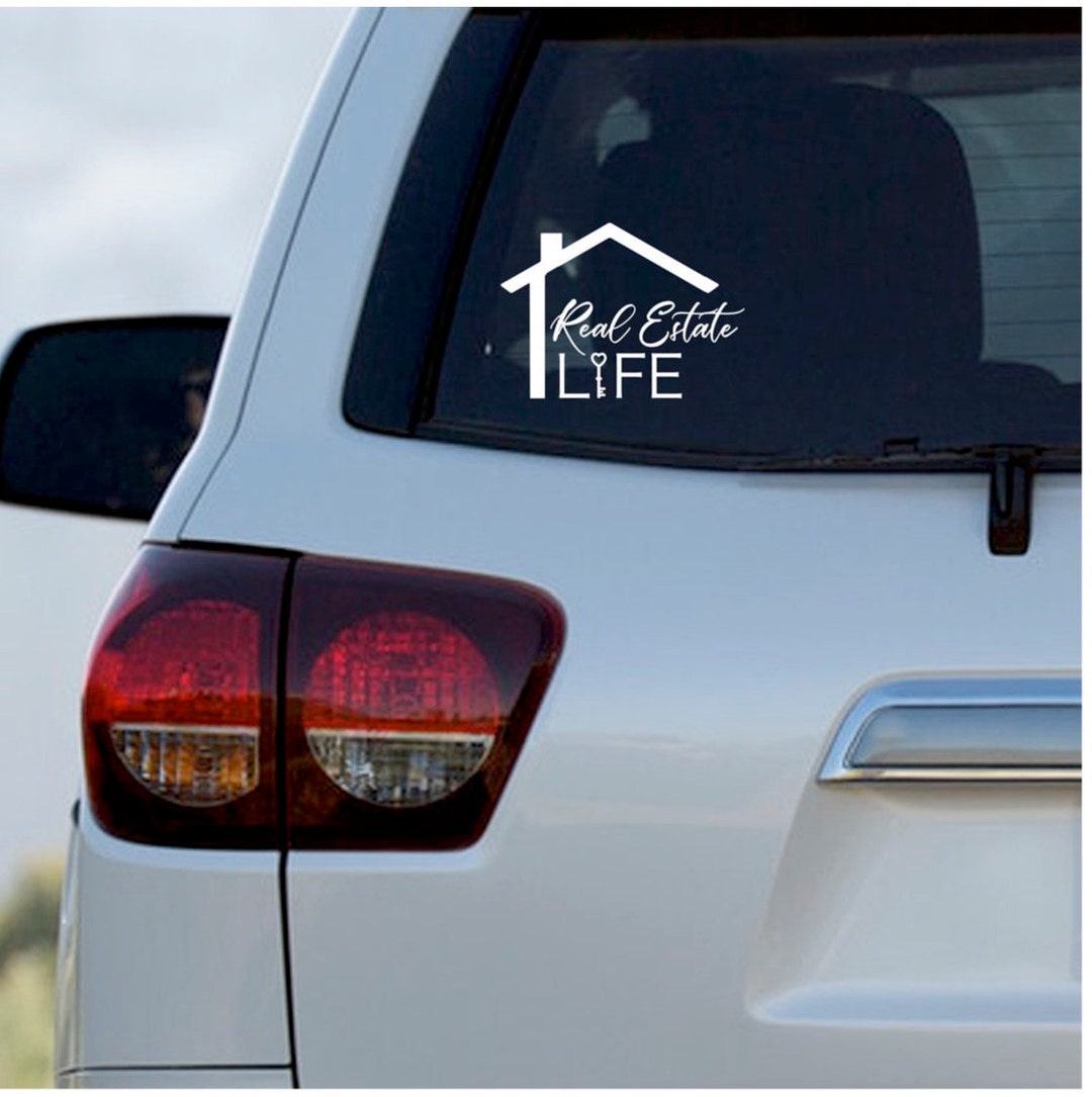 Realtor Car Decal, Realtor Gift, Real Estate Gift, Real Estate ...