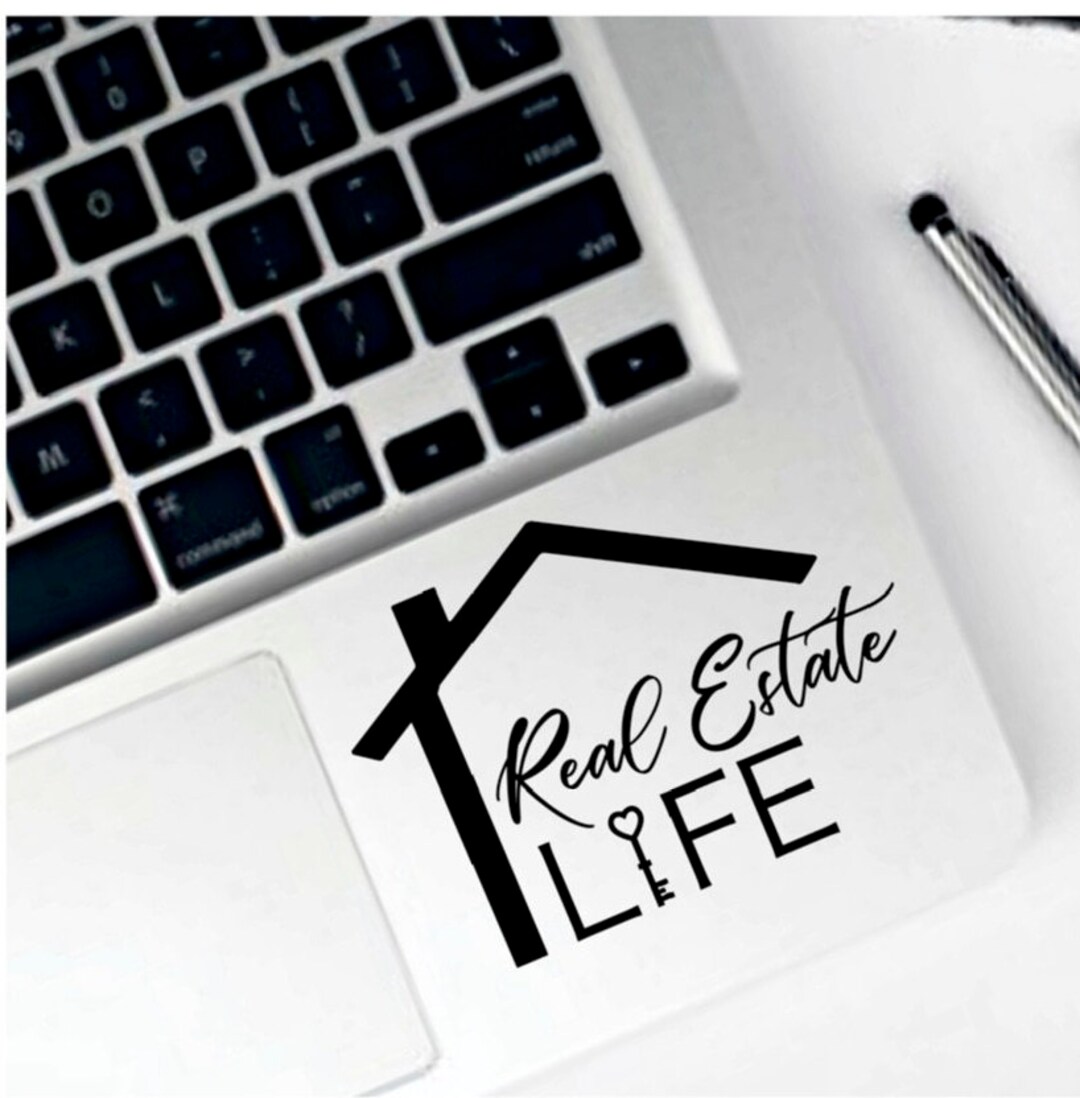 Real Estate Agent Decal, Real Estate Life Computer Laptop, Phone ...