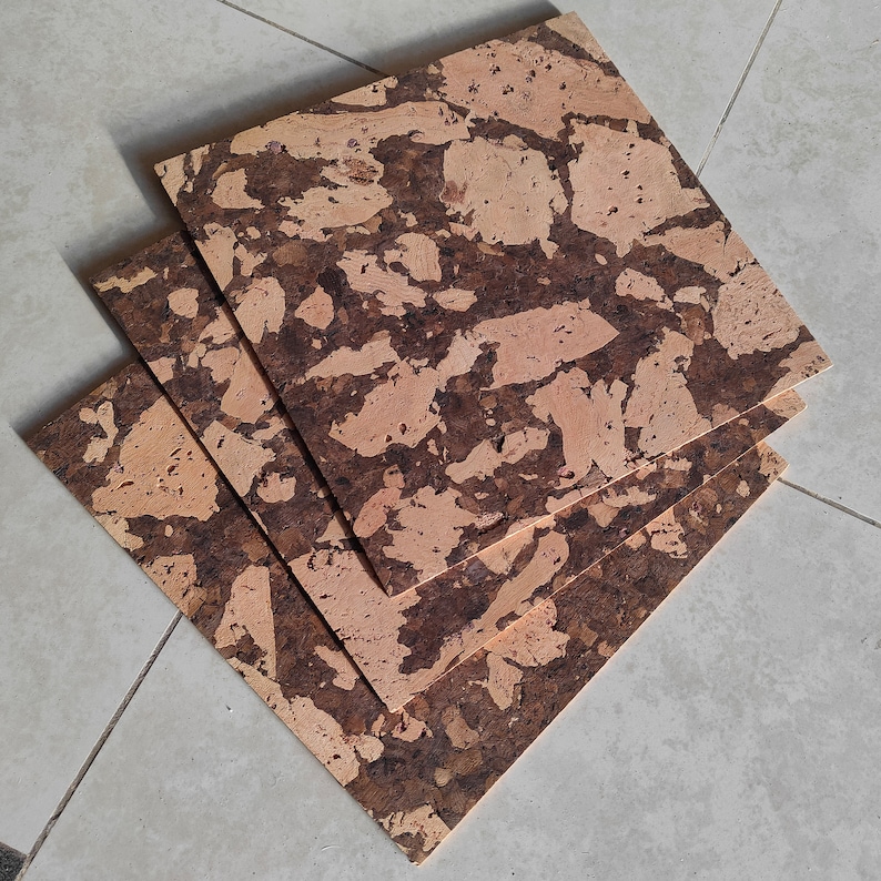 Eco Cork Wall Tiles, Natural Heat-insulating Decorative Cork Wall Tiles ...