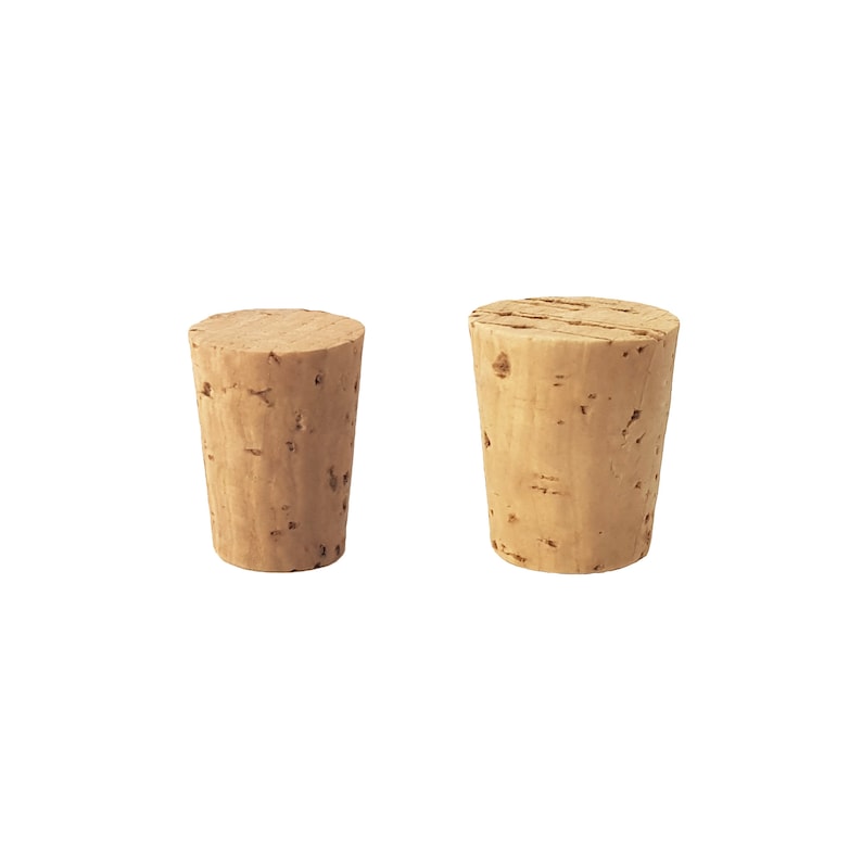 Natural Conical Cork Stoppers / Tapered High Quality Custom Portuguese ...