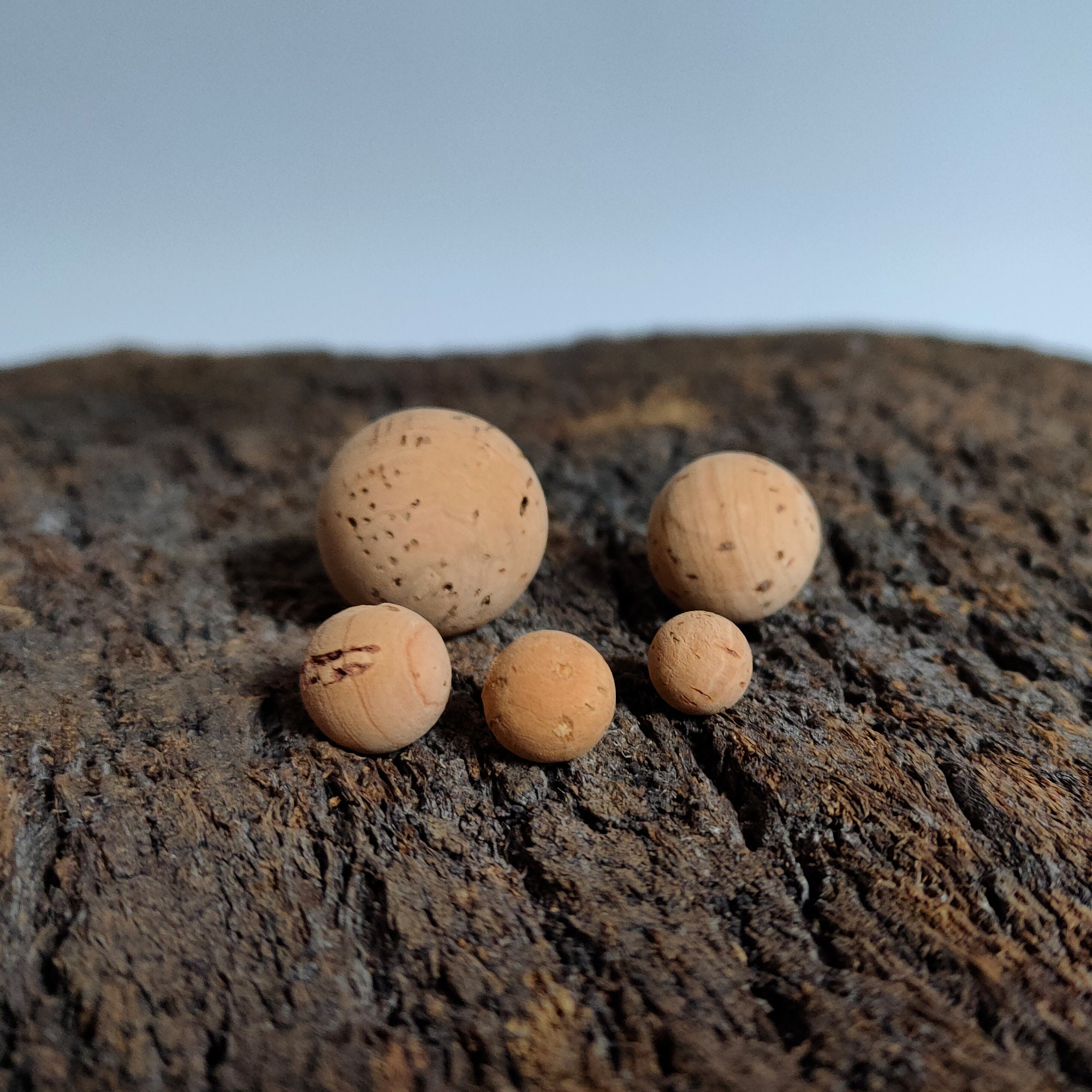 Natural Cork Balls, Eco DIY Craft Supplies (8-30mm) - Etsy