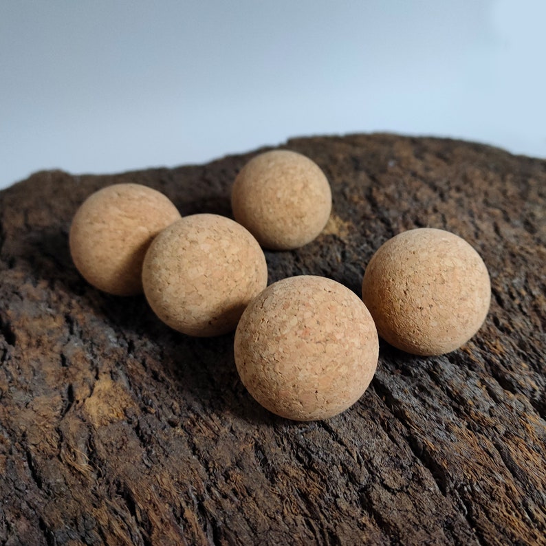 8-40 Mm Vegan Cork Balls From Portugal, DIY Crafts, Decoration, Fishing ...