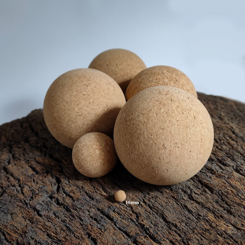 45-120 Mm Vegan Cork Balls From Portugal, Decoration, Cork Floats for ...