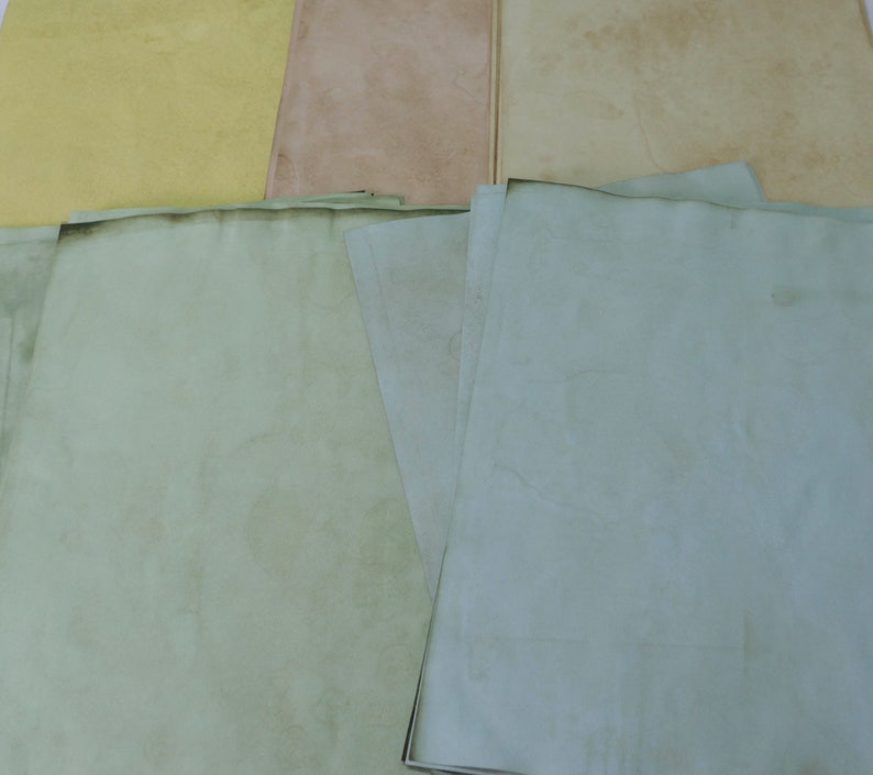 50 A4 Pastel Coffee & Tea Dyed Paper Pastel Stained Papers - Etsy