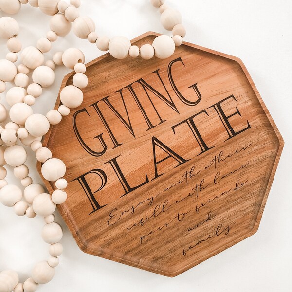 Giving Plate - Etsy