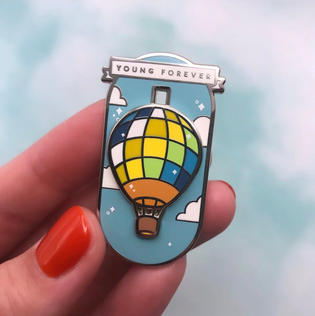 Young Forever Sliding Pin - Etsy
