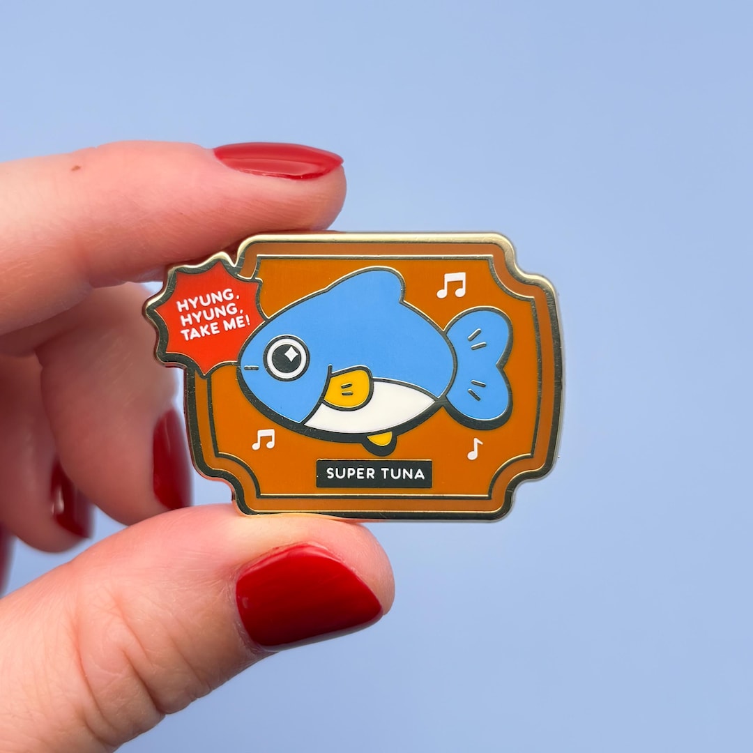 Tuna Singing Fish Plaque Pin - Etsy