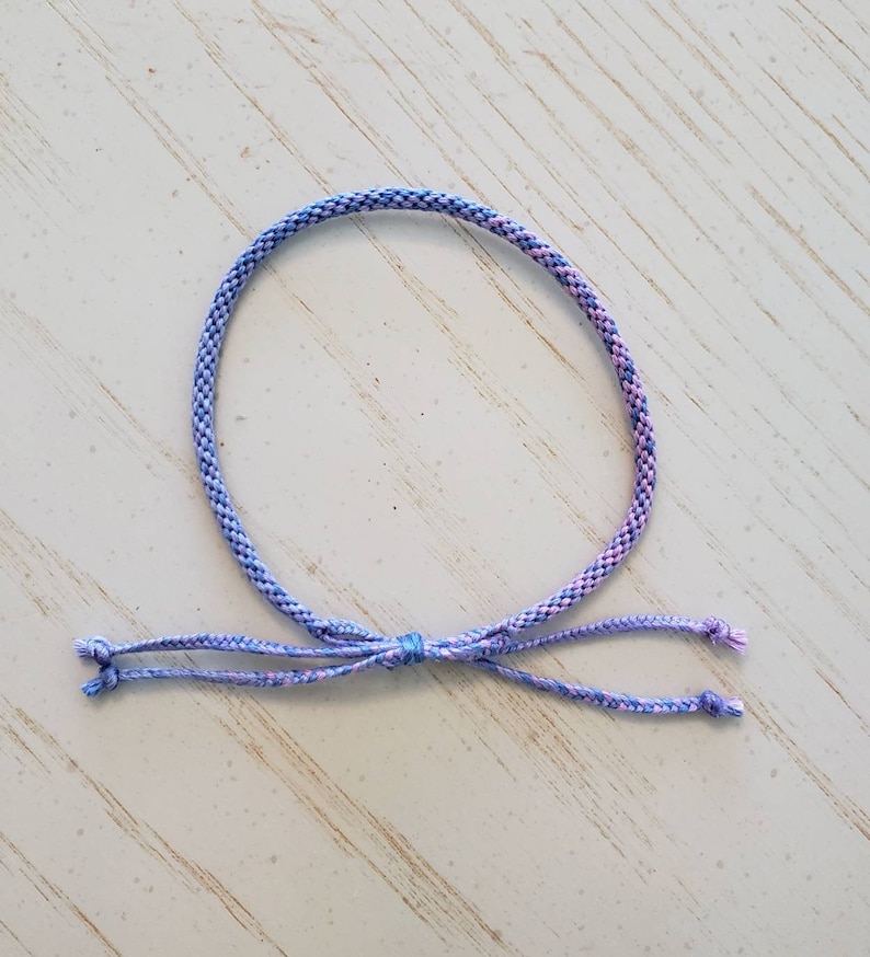 Tie Dye Adjustable String Friendship Bracelet, VSCO Girl Bracelet, Gift ...