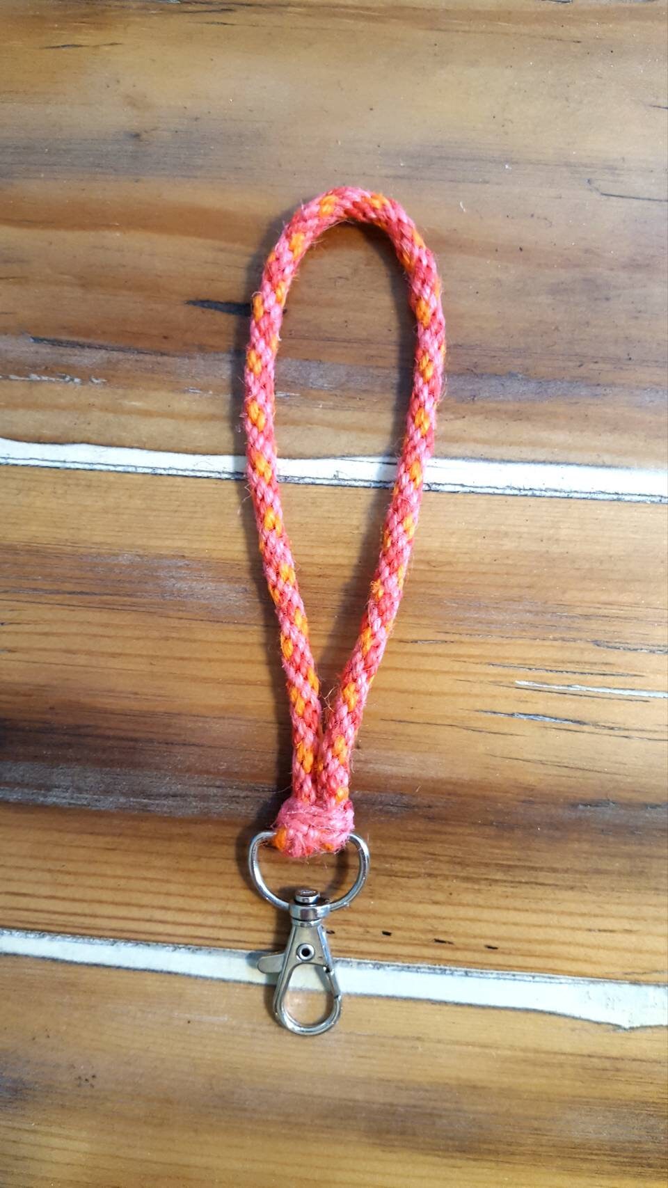 Woven Wristlet Lanyard Homemade Wriststrap Keychain VSCO - Etsy UK