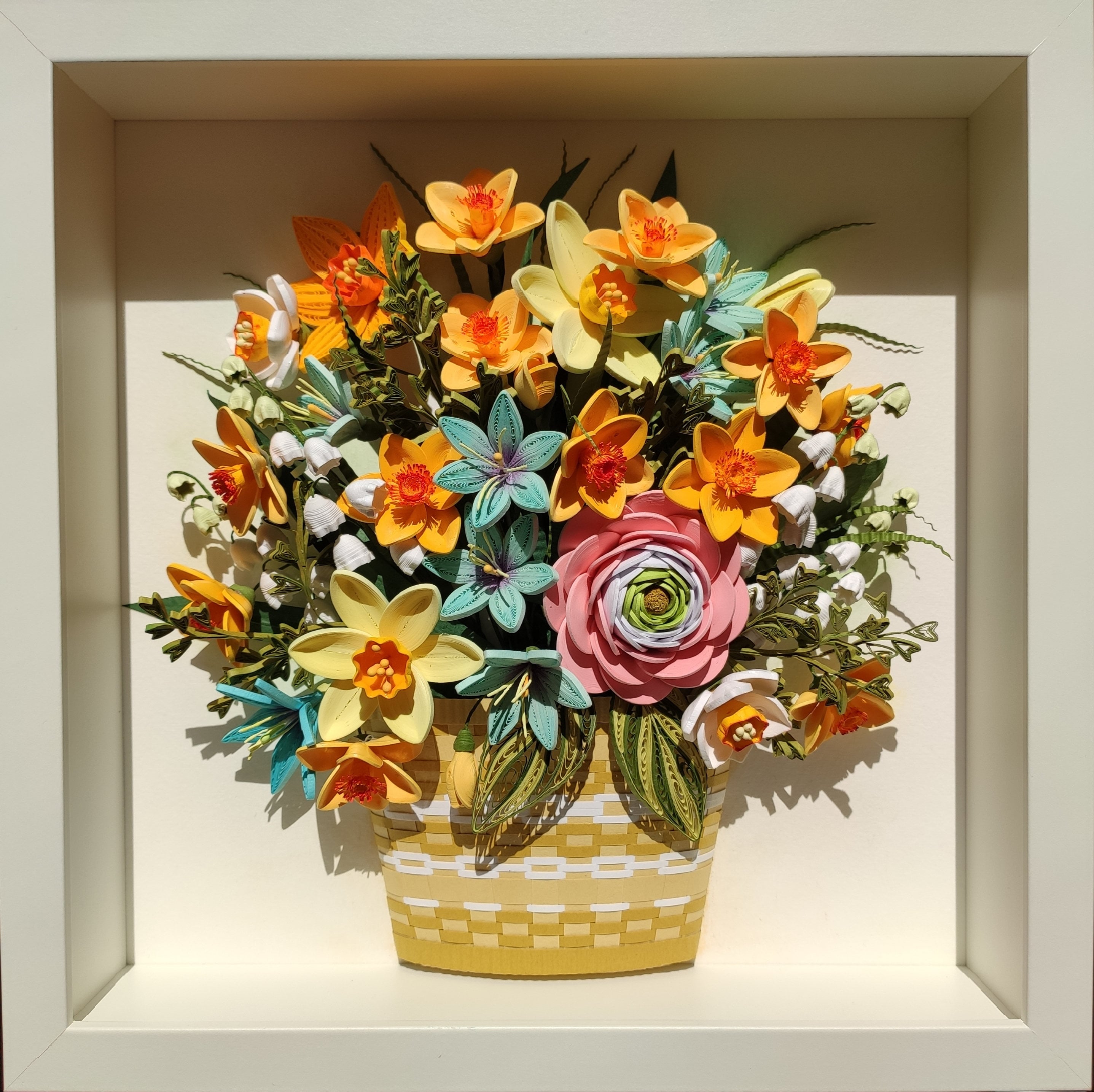 Paper Quilling 3d Flower Vase