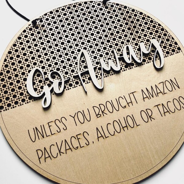 Go Away Sign - Etsy