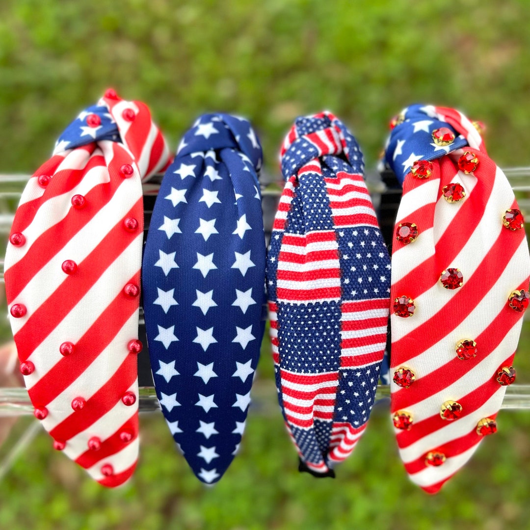 Summer Headband Women America Flag Headband Star Hair Band for - Etsy