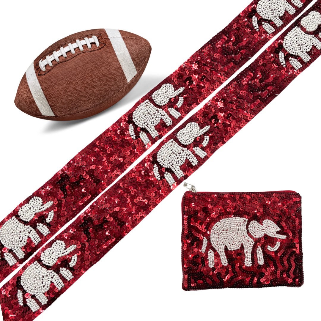 Roll Tide Beaded Purse Strap, Alabama Gameday Accessories - Etsy
