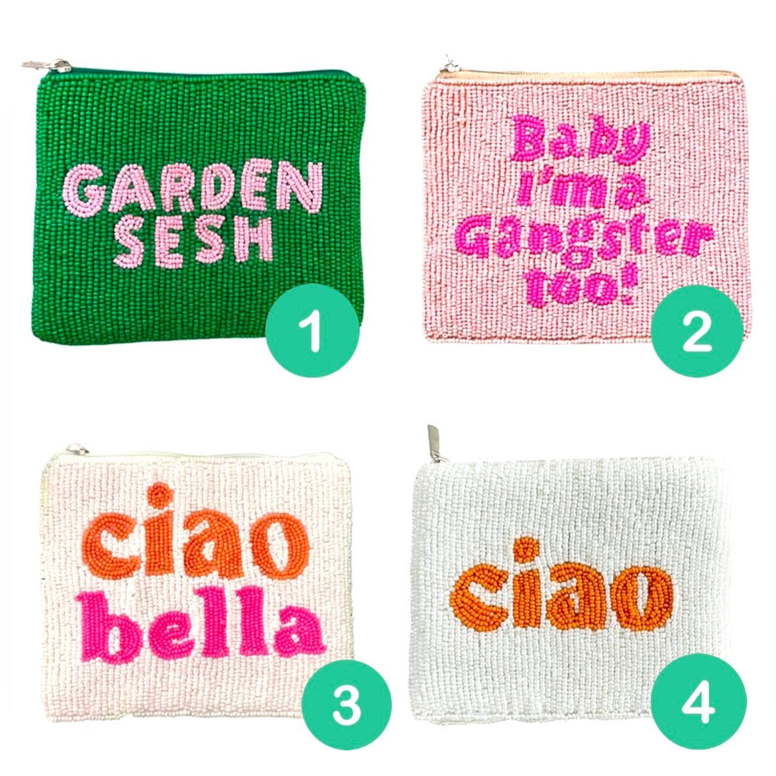 Preppy Beaded Coin Purses, Unique Beaded Bags, Unique Stocking Stuffers ...