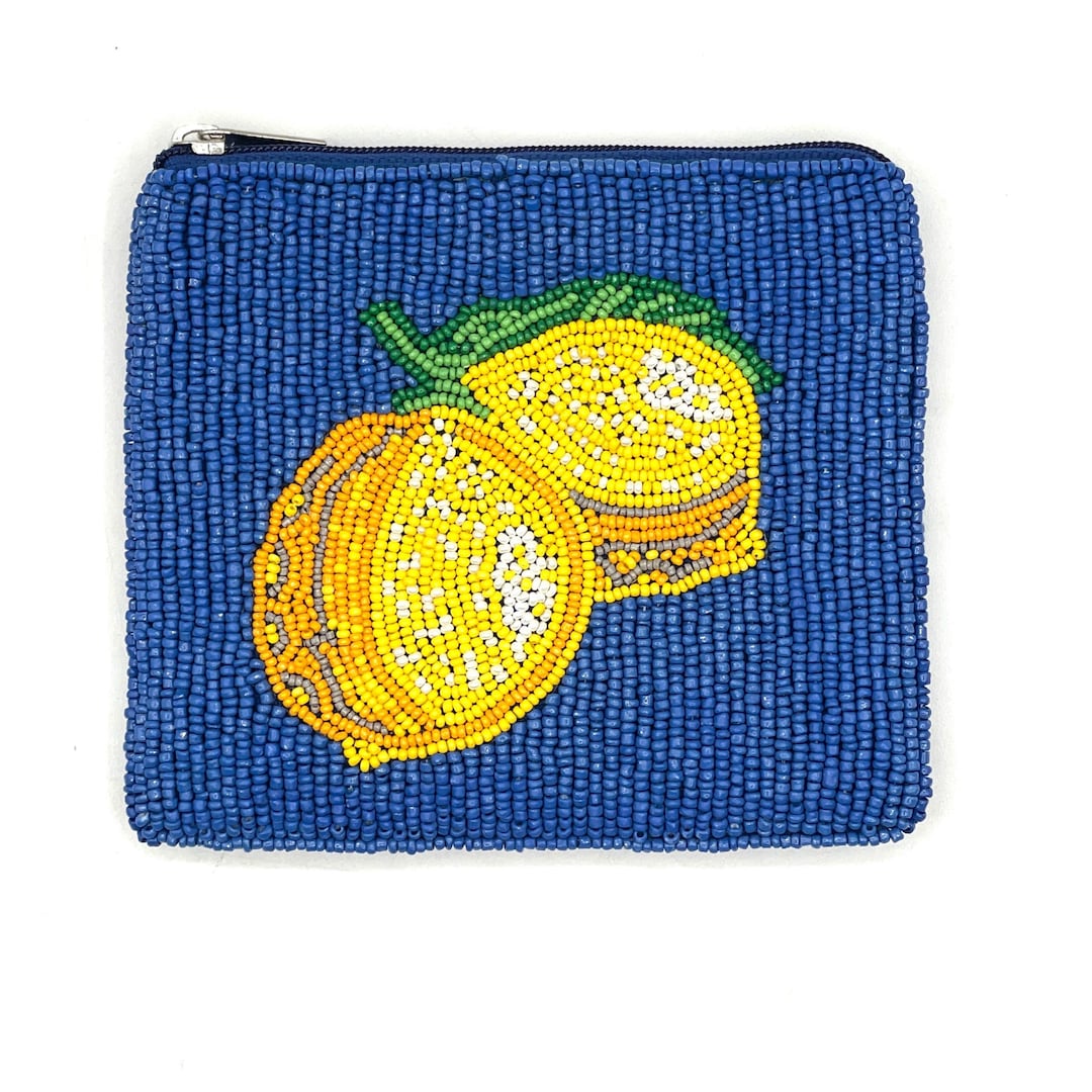 Lemon Coin Purse Small Lemon Wallet Cute Lemon Pouch Lemon Accessories ...