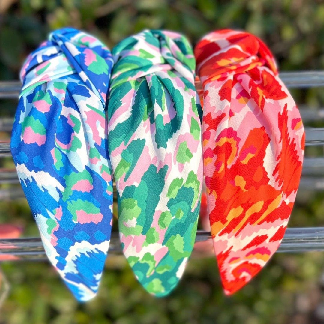 Wide Knot Headbands, Colorful Headbands for Women and Girls - Etsy