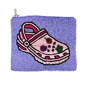 Preppy Coin Purse Beaded Bag Custom Purse Beaded Wallet Coin Pouch ...