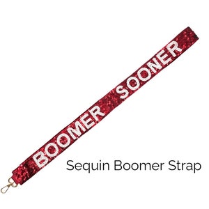 Gameday Beaded Purse Strap: Boomer Sooner Fan Style - Etsy