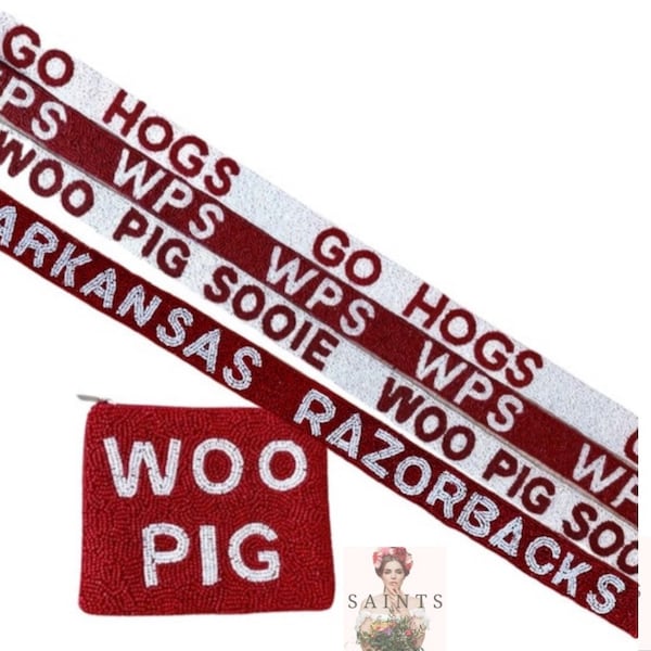 Beaded Strap Woo Pig - Etsy