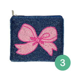 Preppy Coin Purse Beaded Bag Custom Purse Beaded Wallet Coin Pouch ...