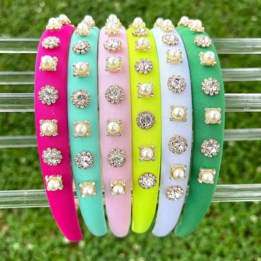 Colorful Beaded Headbands Women Summer Hair Accessories Minimalist ...