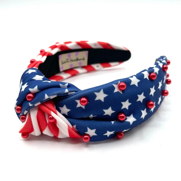 American Flag Headband - Etsy