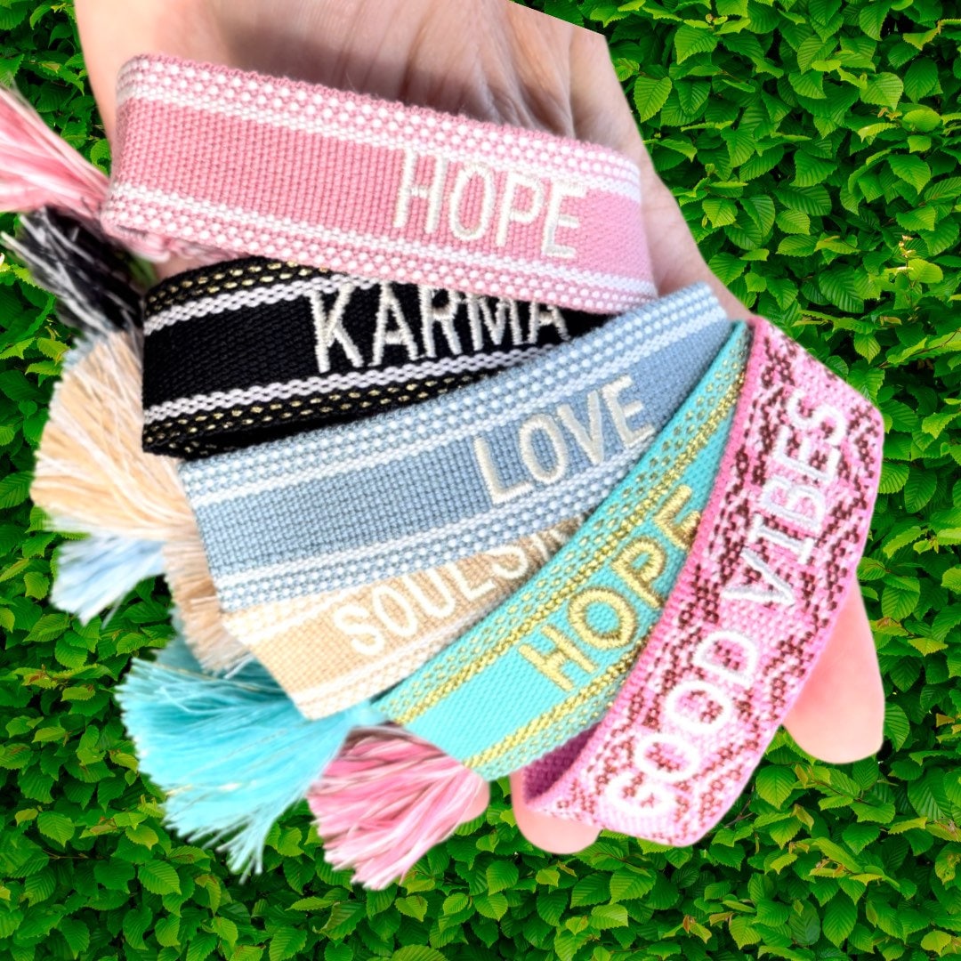 Embroidered Friendship Bracelet Girls Summer Vacation Gift Tween Girl ...