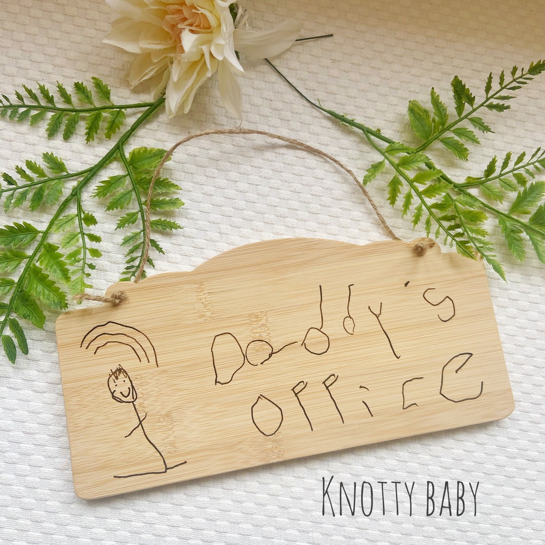 Handmade, Laser Engraved Bamboo Personalised Sign, Mother’s Day Gift ...