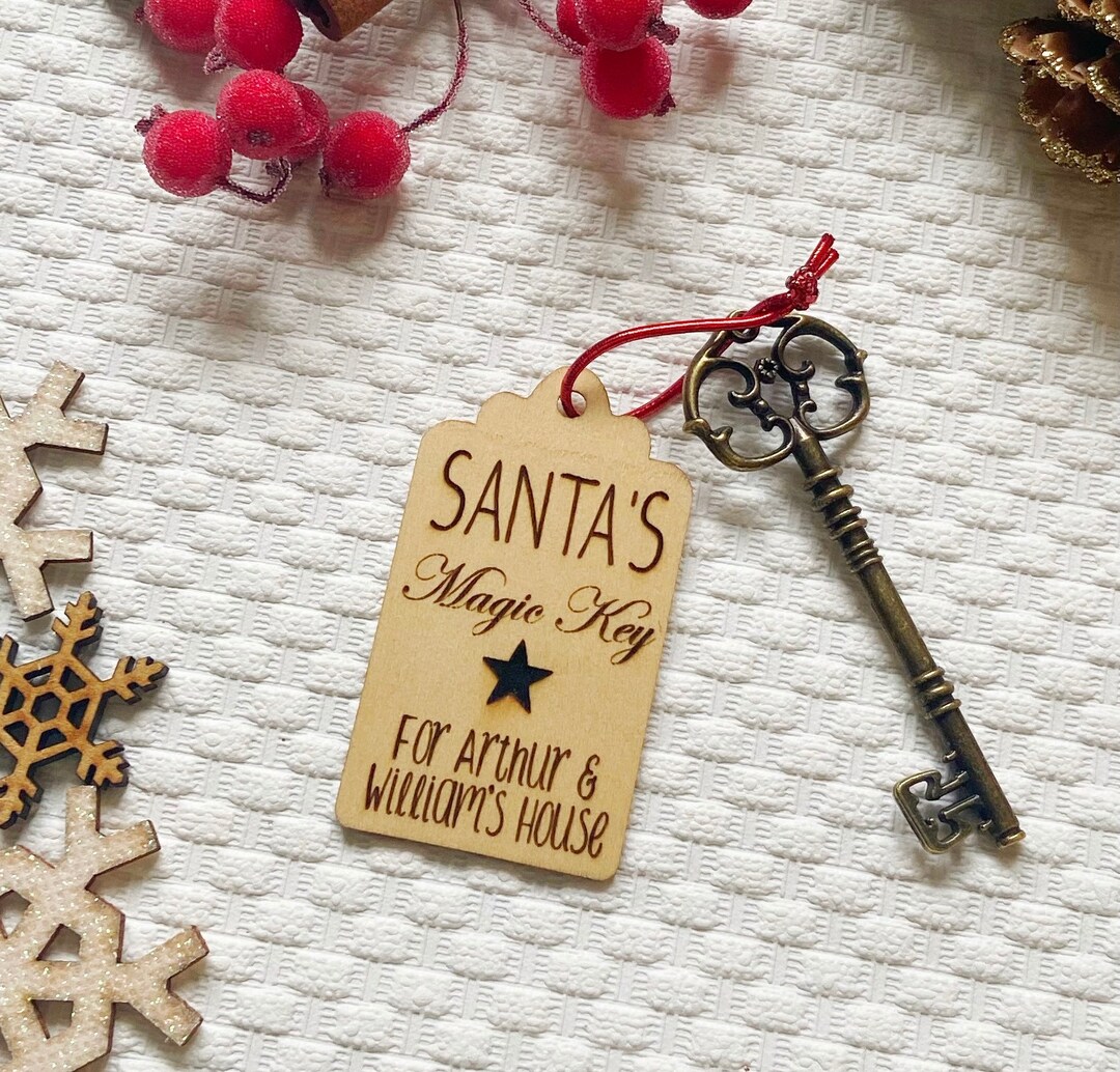 Personalised Santa's Magic Key, Santa Key, Christmas Eve Box Fillers ...