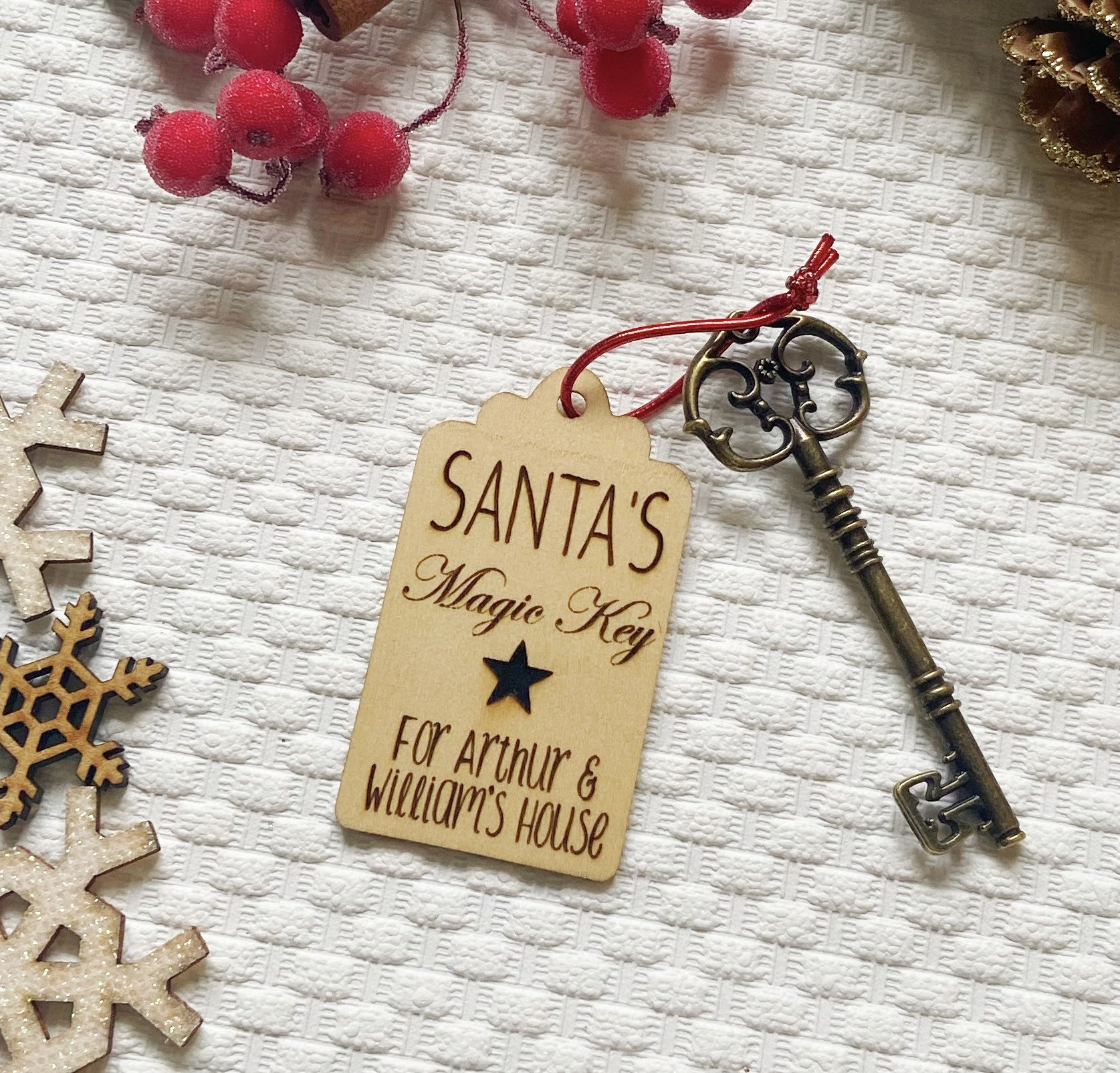 Personalised Santa's Magic Key Santa Key Christmas Eve - Etsy