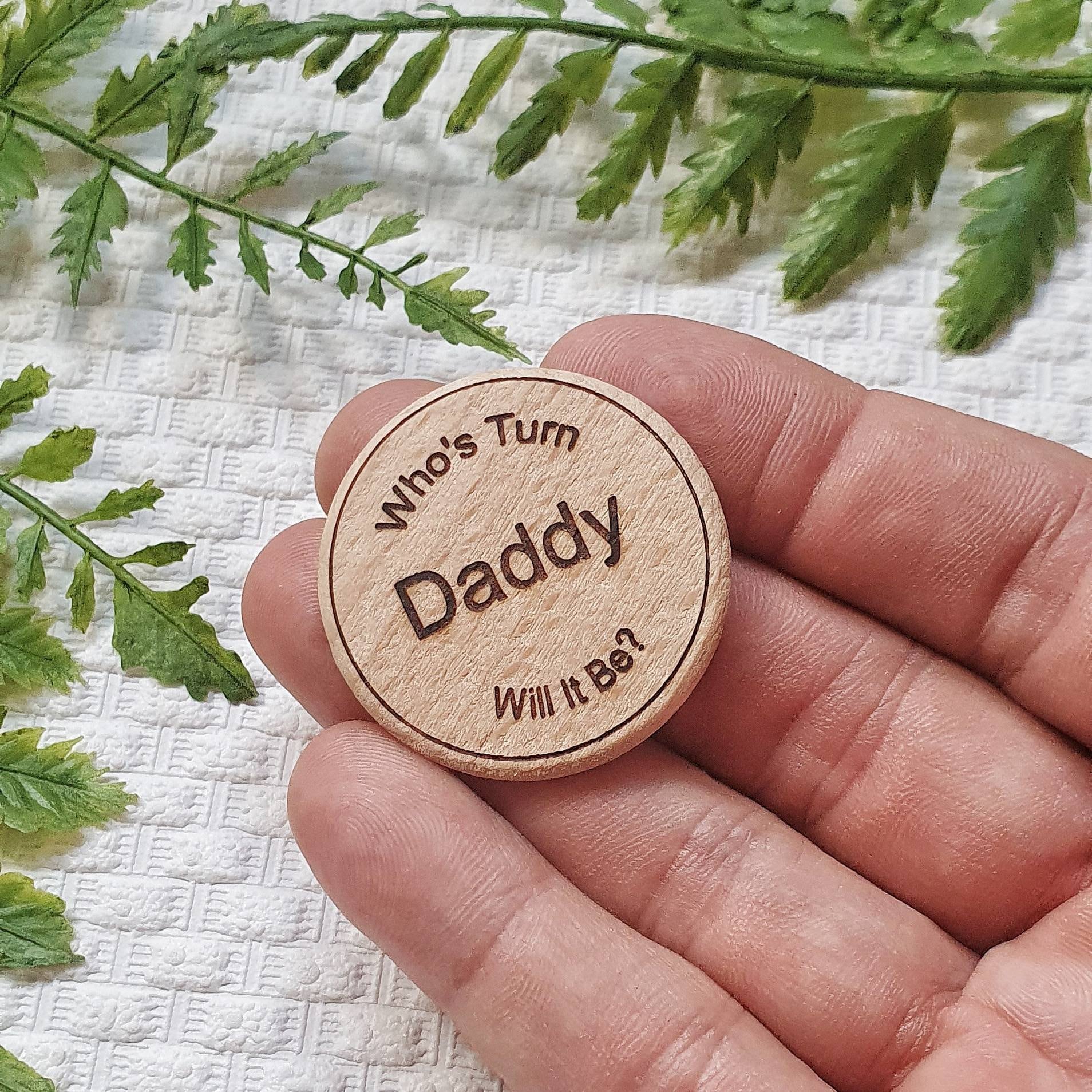 Wooden Gift, Decision Coin, Flip Coin, Funny, Couples, Dad ...