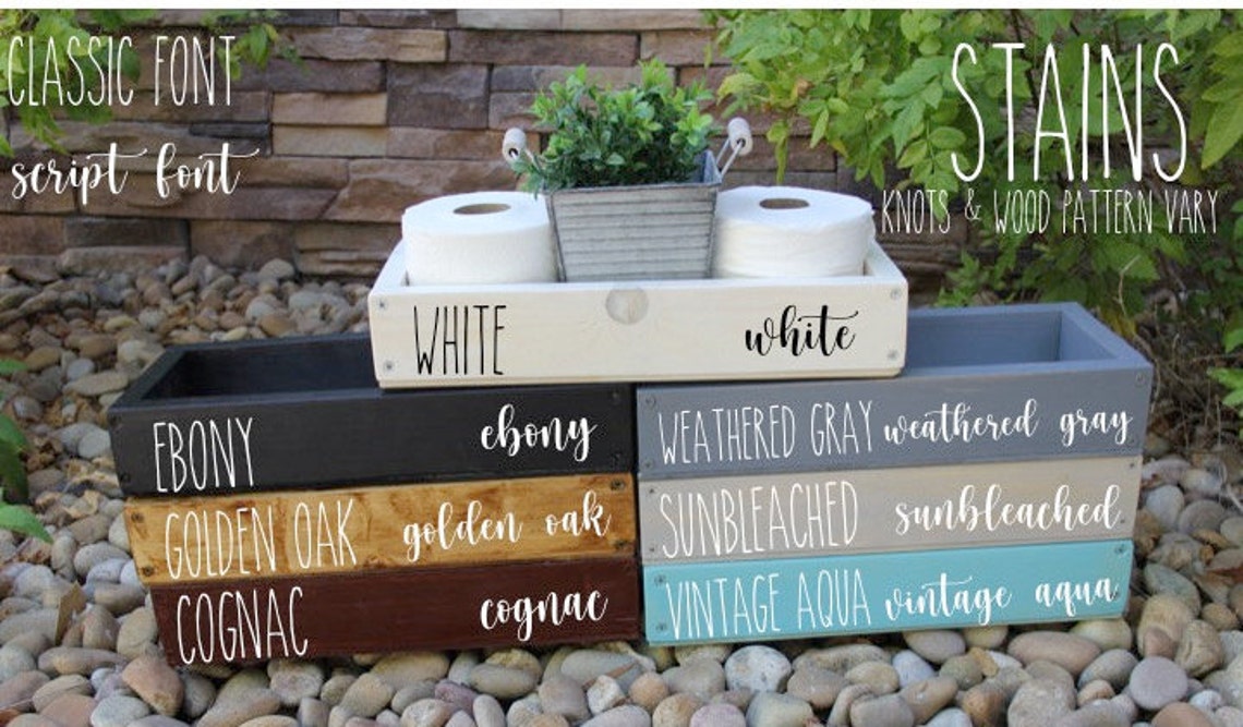 WASH YOUR HANDS no Seriously: Toilet Box Bathroom Box - Etsy