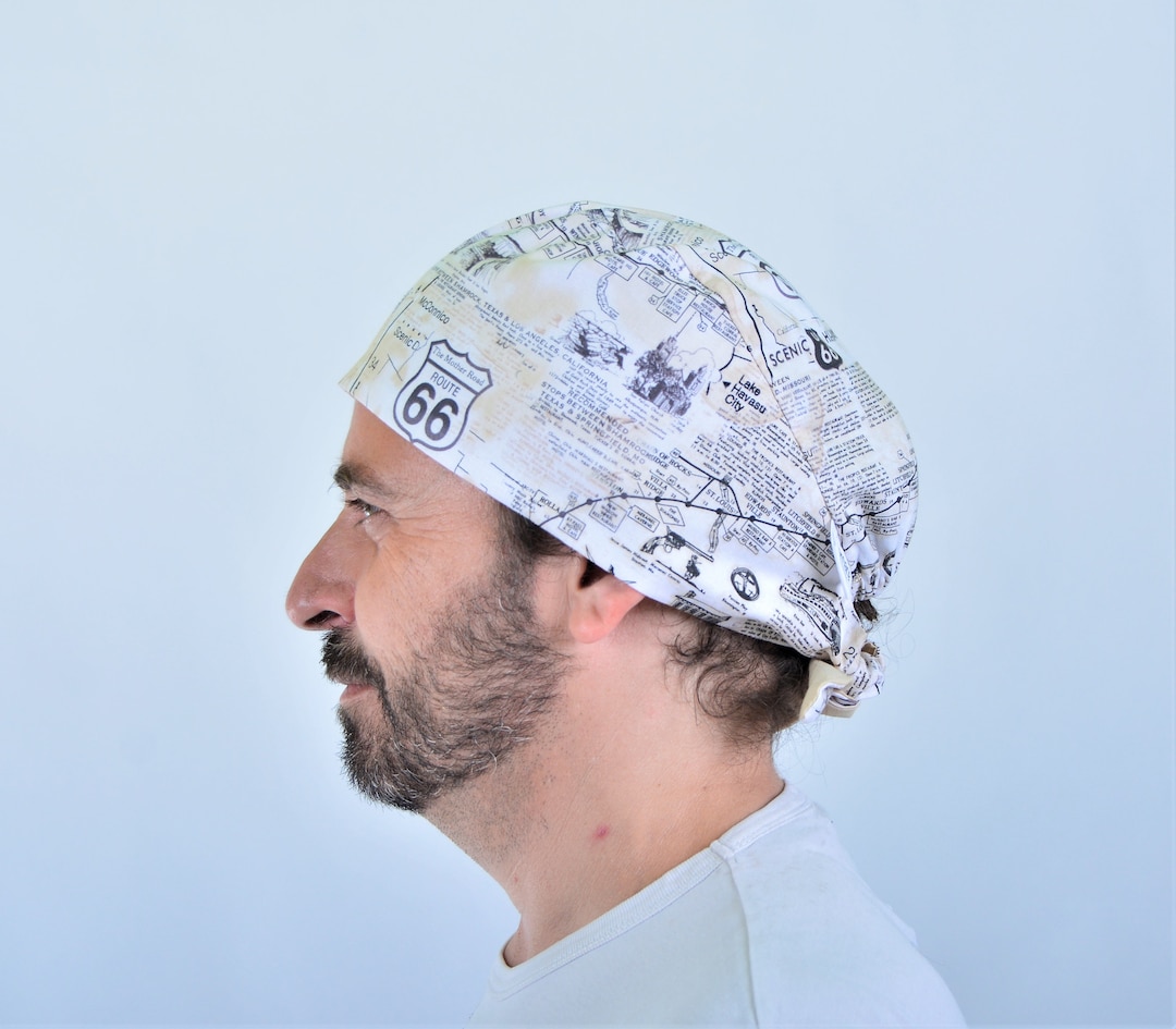 Route 66 Scrub Cap, Route 66 Surgical Cap, Route 66 Bandana, Route 66 ...