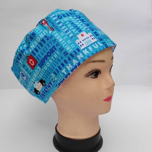 Emergency Scrub Cap, Doctor Cap, Nurse Cap, Surgical Cap, Surgeon Cap ...