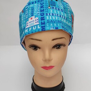 Emergency Scrub Cap, Doctor Cap, Nurse Cap, Surgical Cap, Surgeon Cap ...