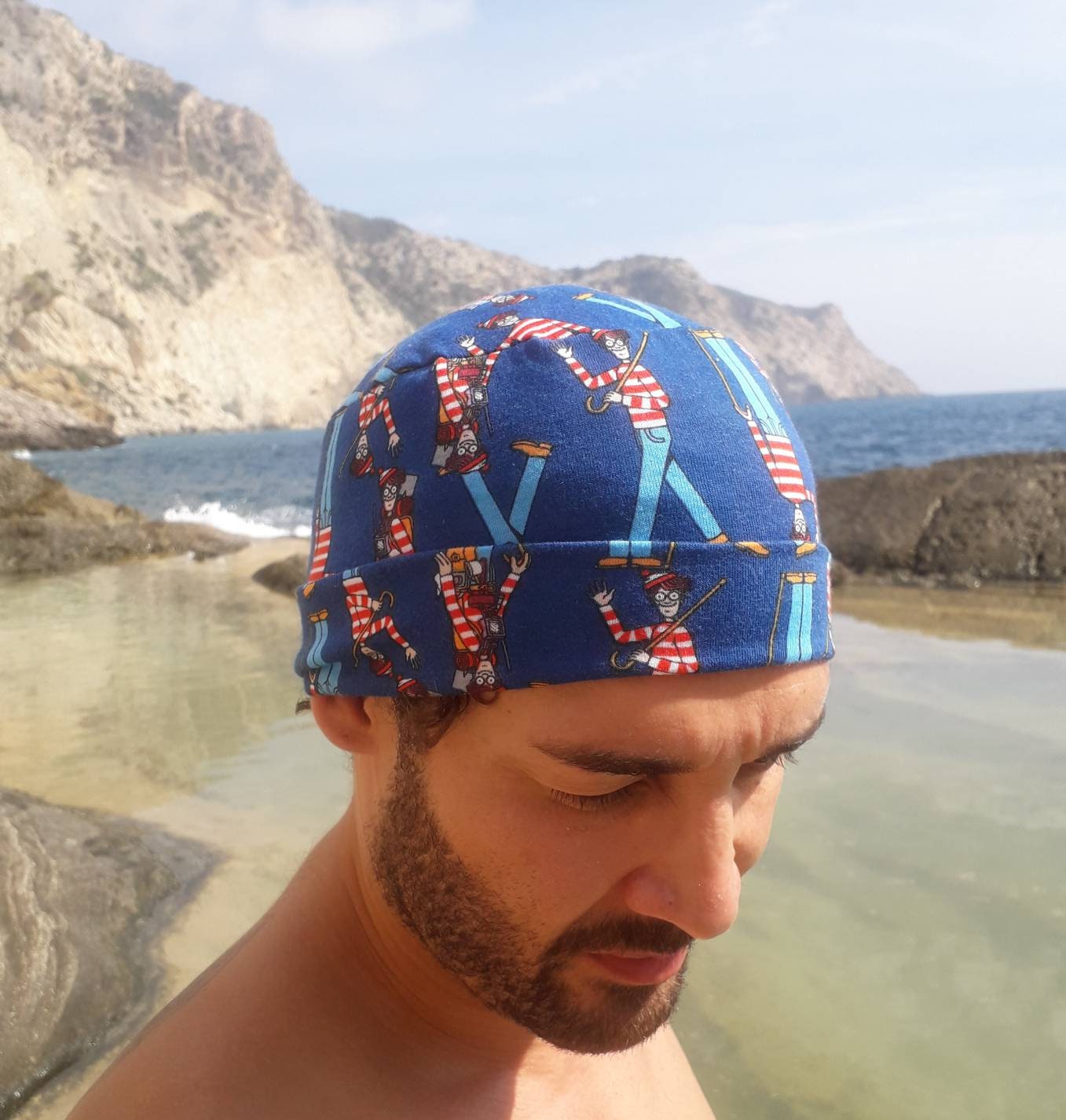 Where is Wally Scrub Cap OR Cap Tight Cap Beach Cap Cotton - Etsy