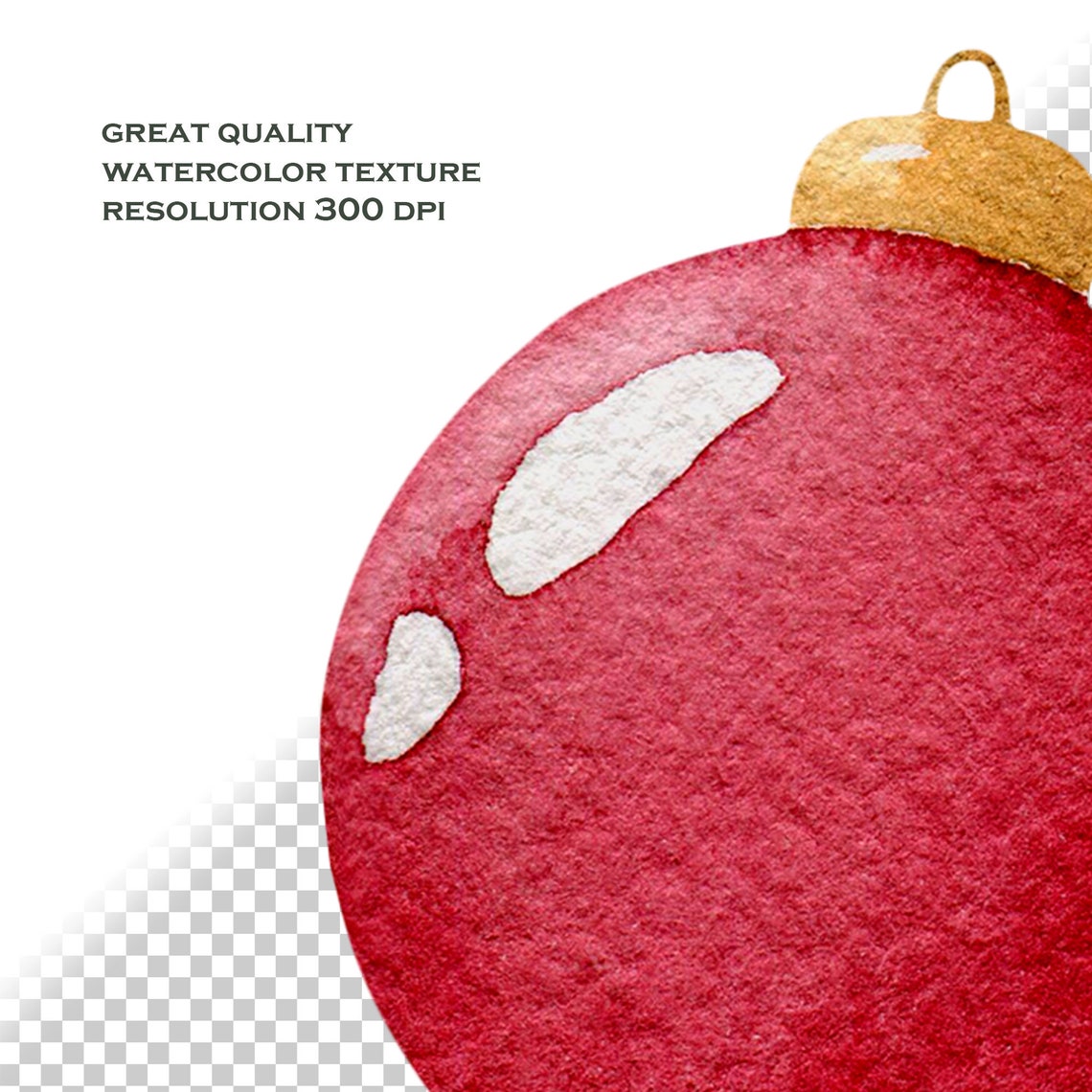 Watercolor Christmas Clipart Holiday PNG Elements/christmas - Etsy