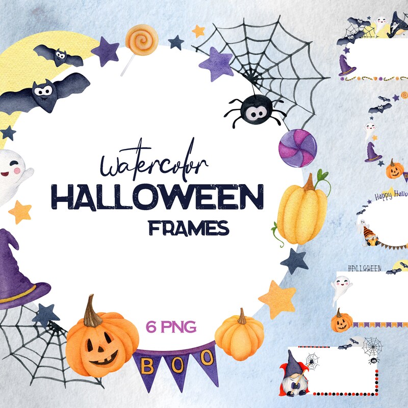 Halloween Border - Etsy