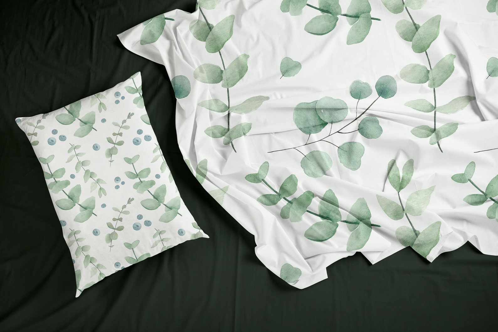 Watercolor Eucalyptus Patterns, Eucalyptus Print, Eucalyptus Leaves ...