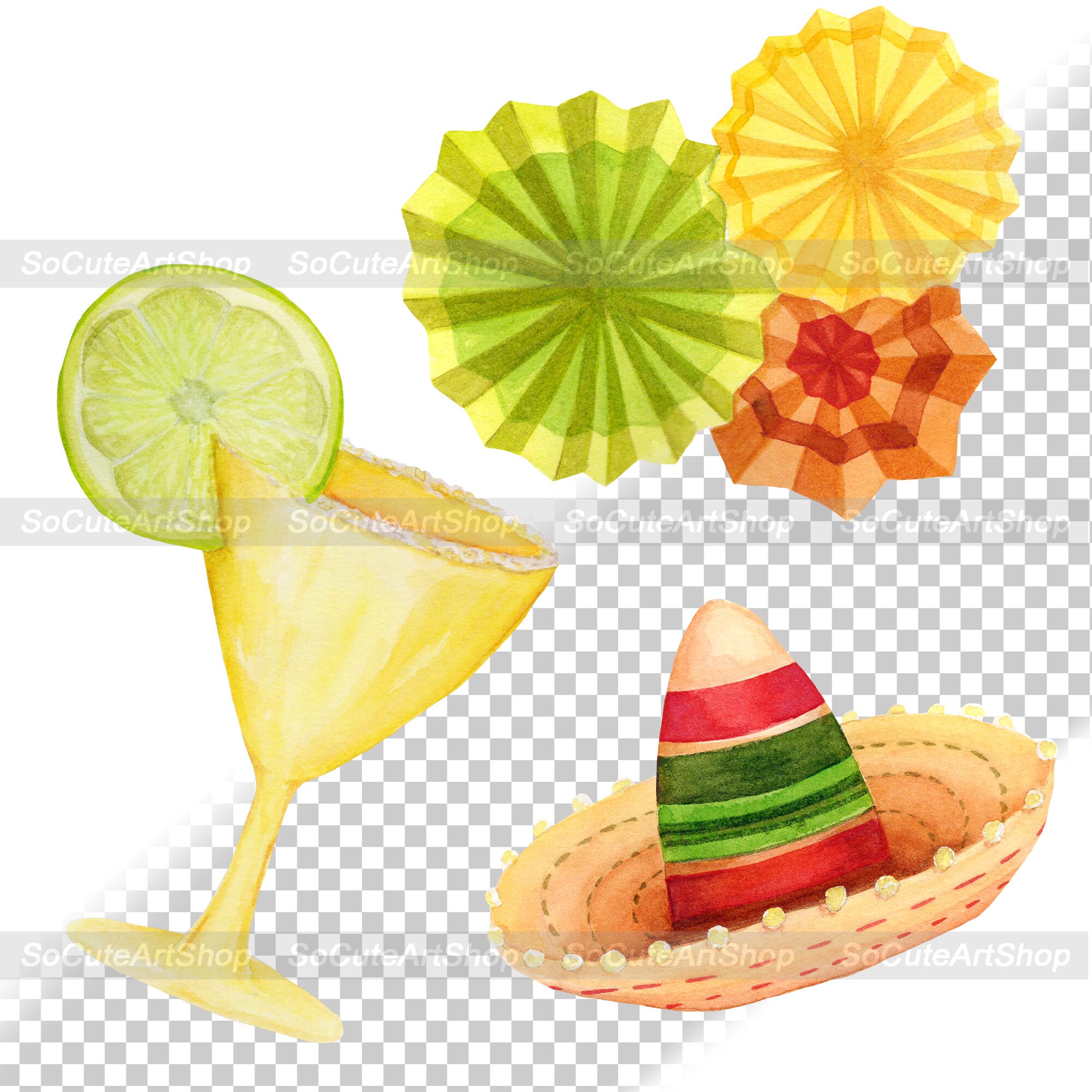 Watercolor Cinco De Mayo Gnome Png Clipart. Mexican Holiday Gnome Clip ...