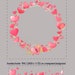 Watercolor Valentines Day Frame Png Clipart. Handdrawn Seamless Border ...
