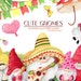 Watercolor Seasons Gnomes Png Clipart. Holiday Gnome Clip Art - Etsy