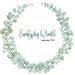 Watercolor Eucalyptus Wreath Clipart. Greenery Frames Eucalyptus Border ...