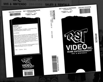 Custom Vhs Sleeve - Etsy
